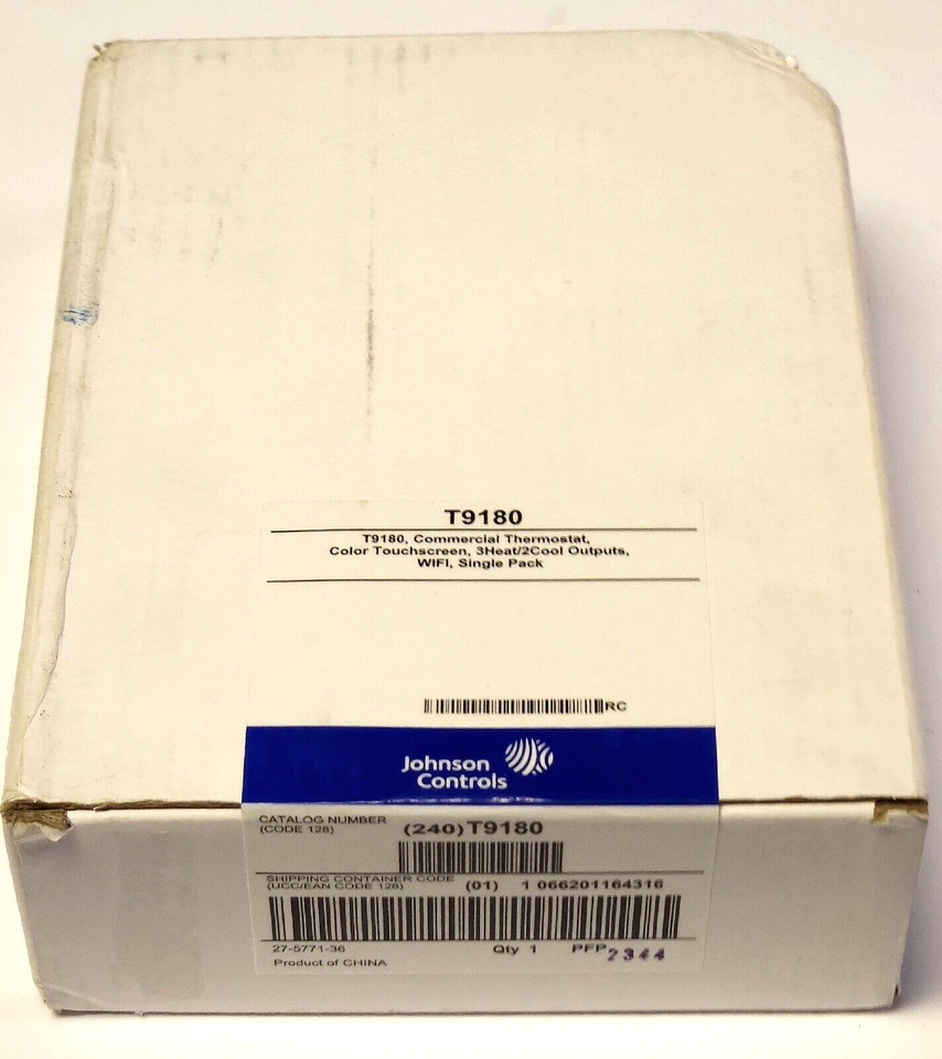SEALED JOHNSON CONTROLS Model T9180 DIGITAL COMMERCIAL Thermostat ...