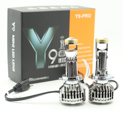 2x Mini H7 BI-LED Projector Lens Headlight Bulbs Hi/Lo Beam 6500K White ...