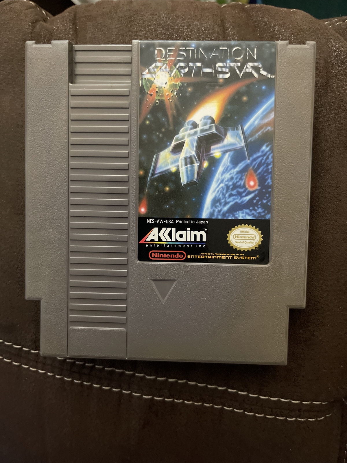 Destination Earthstar Original Nintendo NES Game Tested + Working ...