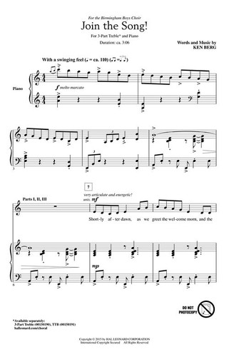 Join The Song! 3Pt Treble | eBay