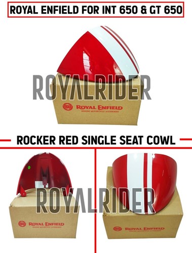 Fits Royal Enfield ROCKER RED SINGLE SEAT COWL For CONTINENTAL GT 650 ...