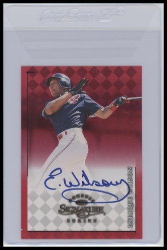 1998 Donruss Signature #NNO Enrique Wilson Signature Series Autographs ...