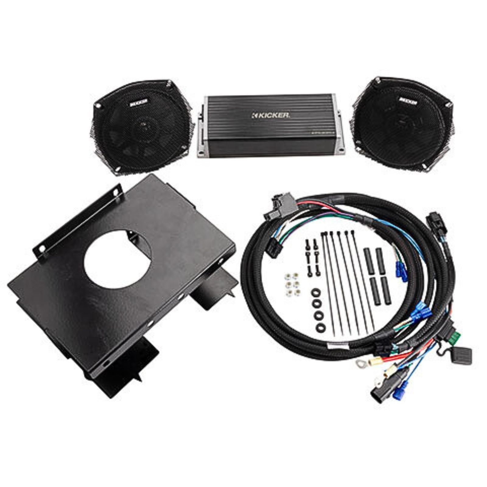 Kicker 5.75" 4 Channel Kit For 1996 - 2013 Harley Davidson Street Glide ...