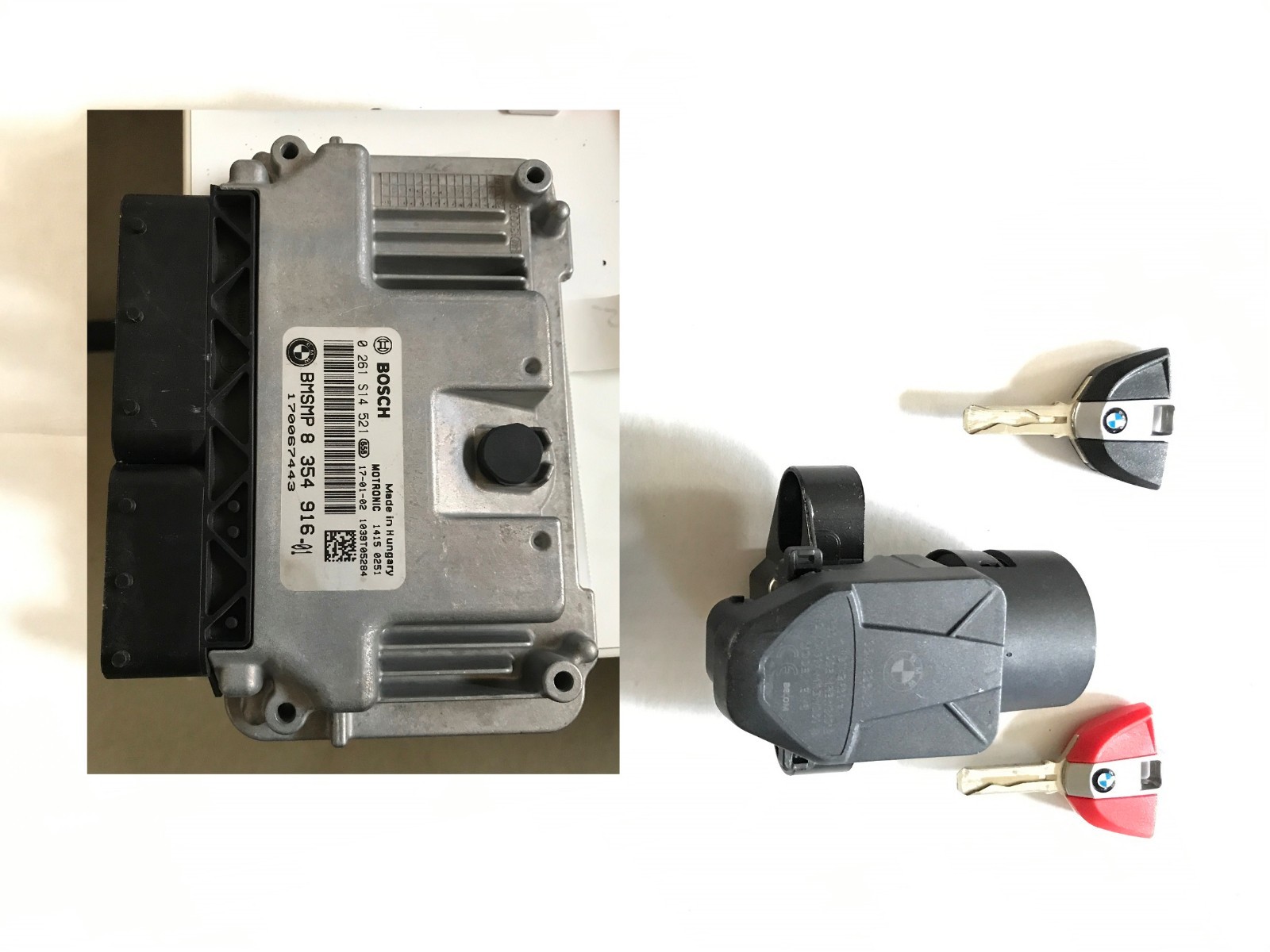 2017 BMW S1000RR ECU Ignition Switch key BMSMP computer 2018 2019 K46 ...