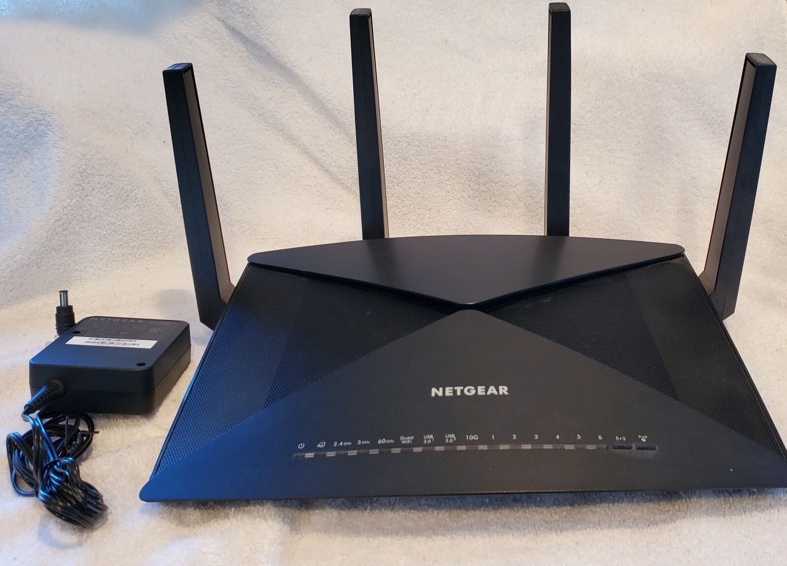NETGEAR Nighthawk X10 7200 Mbps 7 Port Wireless AD Router R9000, Used ...