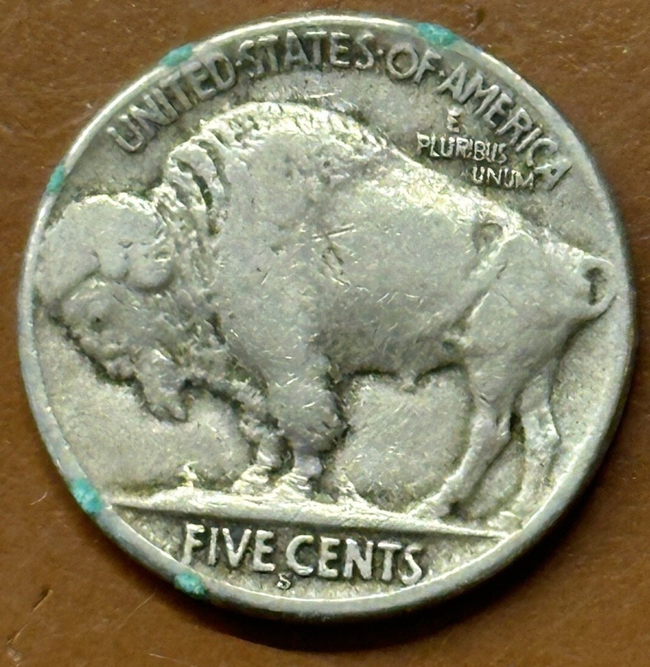 1924-S Buffalo Nickel 5 Cent Five Cents VF Very Fine Coin - TCCCX | eBay