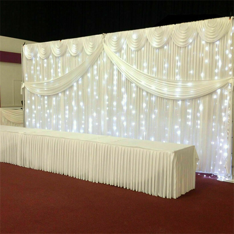 20ft/ 10ft Telescopic Economy Wedding Backdrop Stand Curtain Frame ...