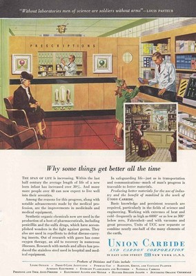 1947 Union Carbide: Pharmacy Vintage Print Ad | eBay