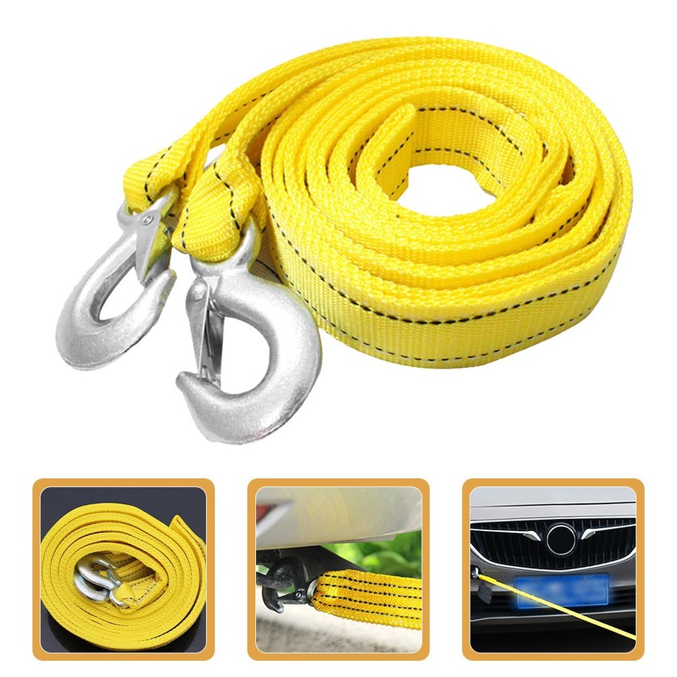 Car Truck Tow Rope Nylon Winch Rope Truck Towing Chain Tow Safety Strap ...