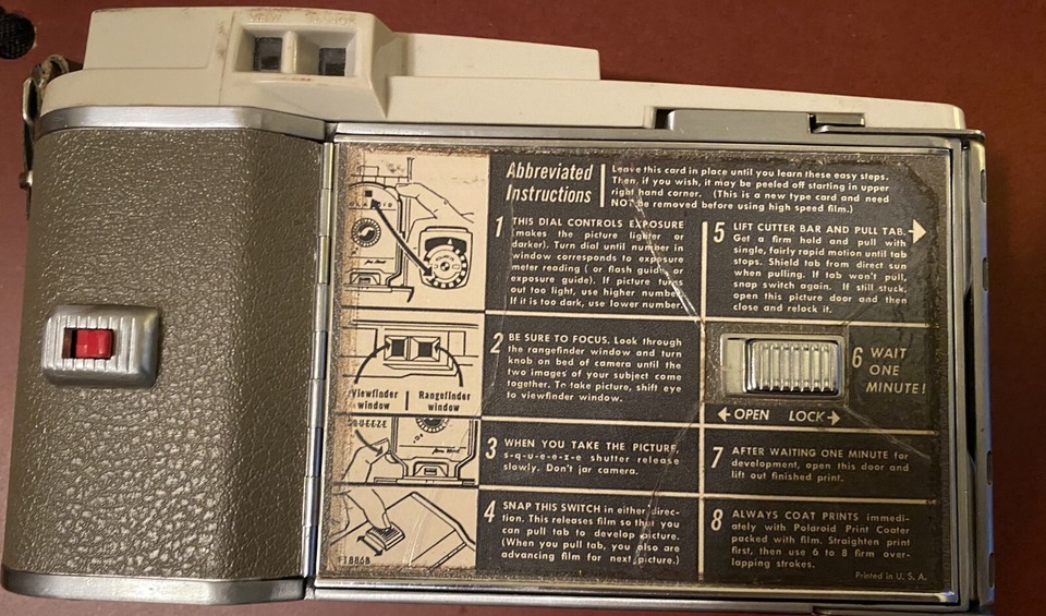 Vintage Polaroid Land Camera . Model 800 Untested | eBay