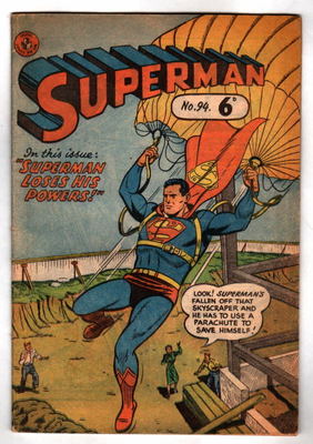 Australian SUPERMAN 94 DC Comics 1950's w Action Comics 230 cover UK | eBay