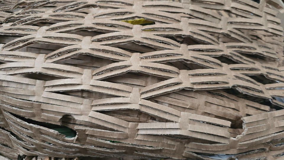 Shredded Cardboard Recycled Packaging Void Fill Material Loose 5kg ...