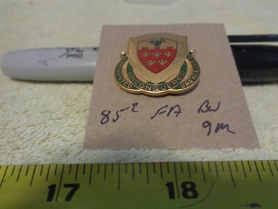 85th Field Artillery Battalion 9M Unit Crest, DI, DUI (DRAW#200) | eBay