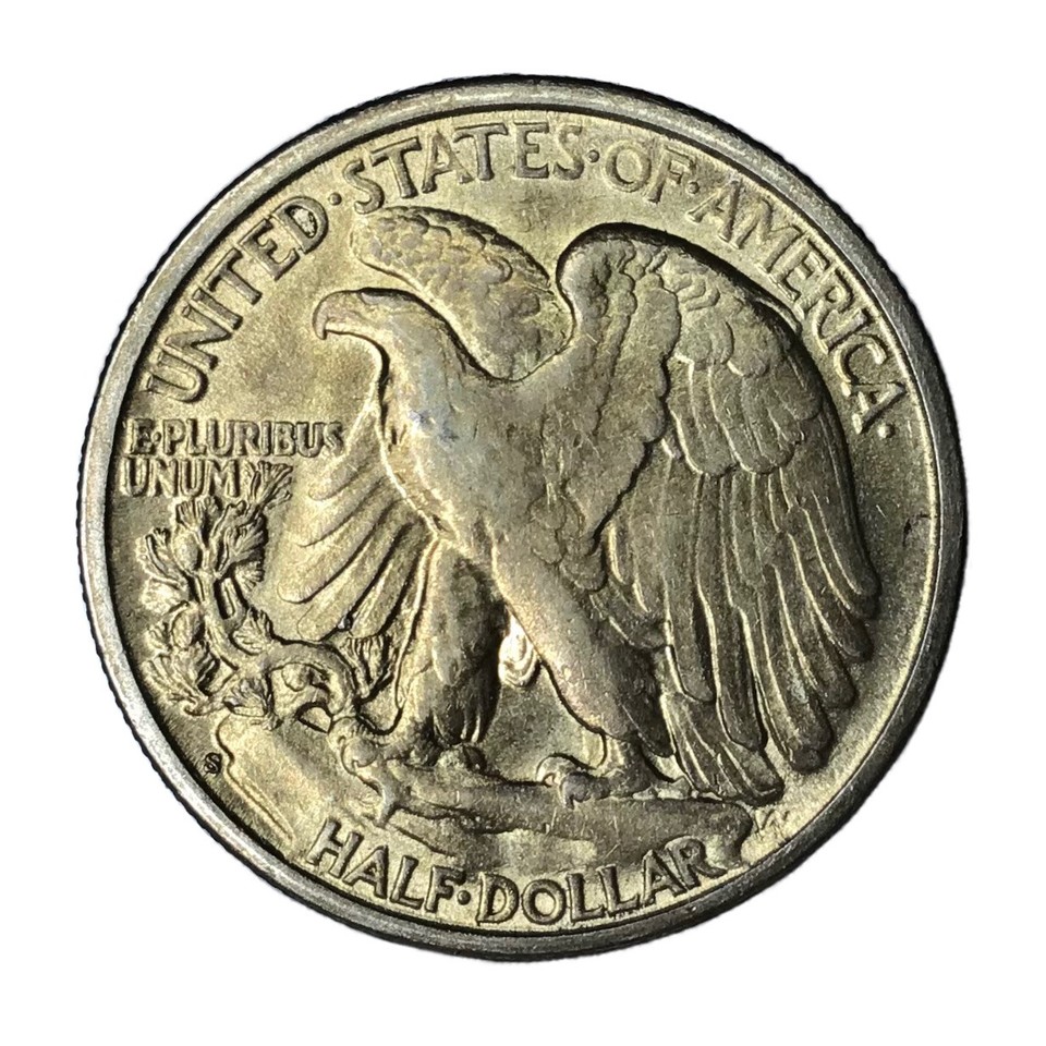 1943-S 50C Walking Liberty Half Dollar Slider UNC # | eBay