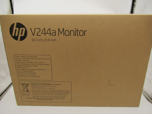 HP V244a 23.8" Full HD 1920x1080 Anti-Glare Monitor Z8W49A6 NEW IN BOX ...