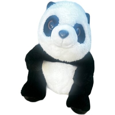 Aurora LIN LIN Panda Bear 14” Plush Black & White Stuffed Animal San ...