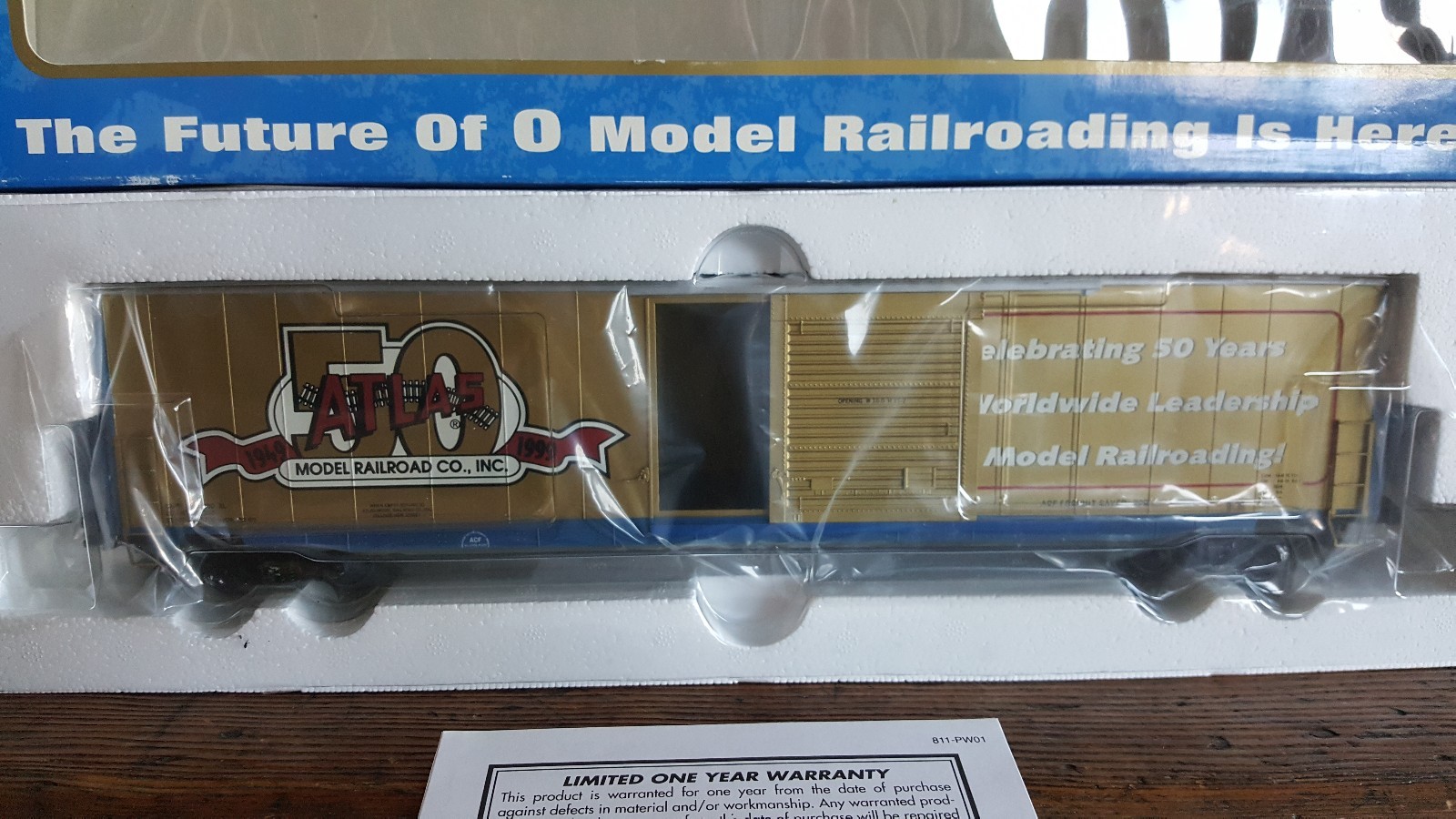 Atlas-o #1023 Atlas 50th Anniversary ACF 60' Auto Parts Boxcar 3-rail ...
