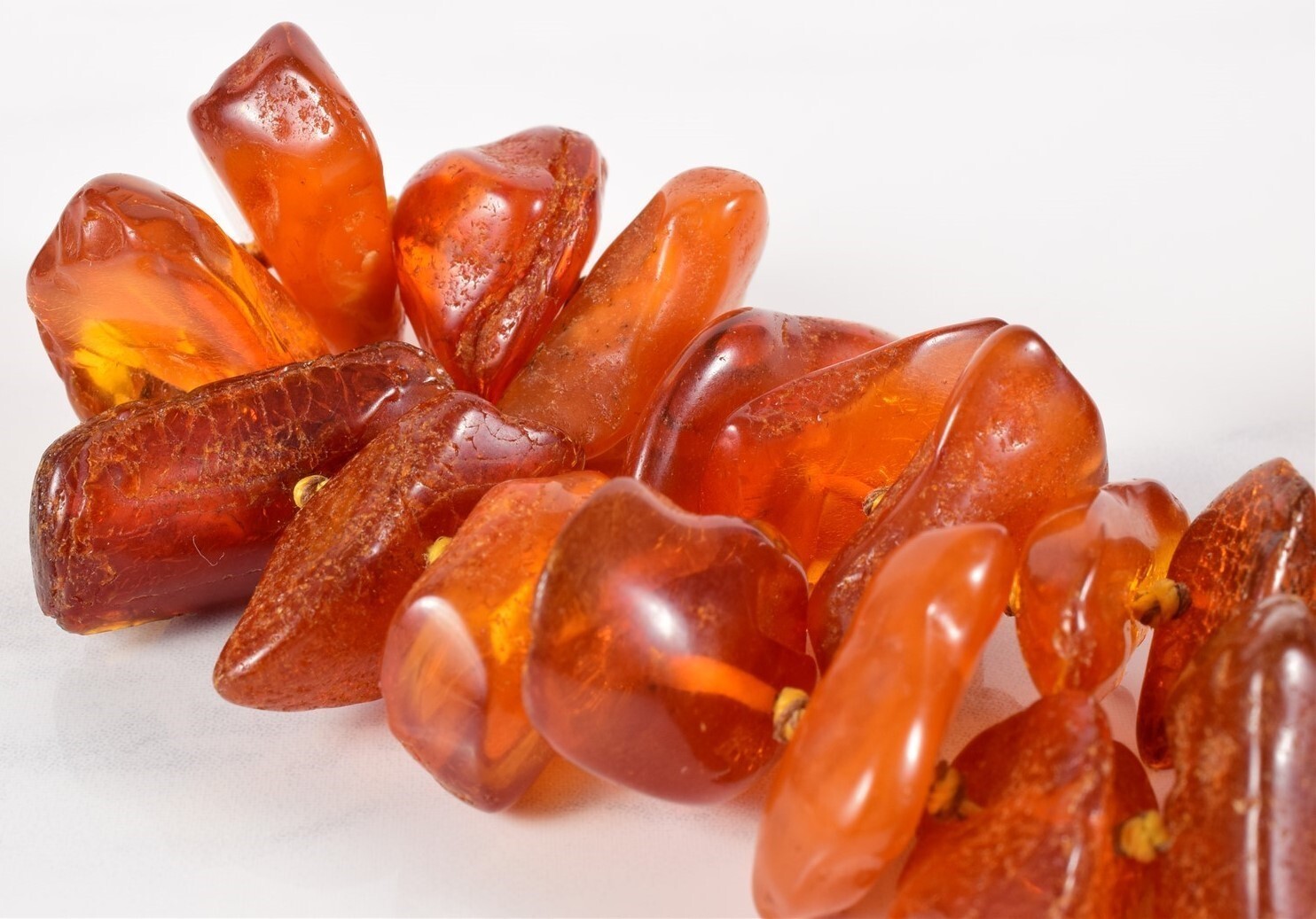 26" Baltic Amber Necklace - 65.8g Cognac, Authentic Chunky Jewelry | eBay