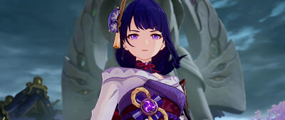 Anime Genshin Impact Genshin Impact Raiden Shogun Gaming Mat Desk 47520 ...