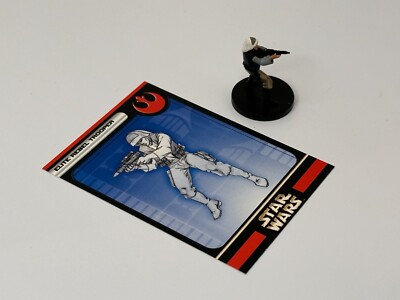 Star Wars Miniatures REBEL STORM Elite Rebel Trooper 6/60 w/card | eBay