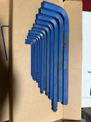 Jumbo Hex Key Long Arm Allen Wrench Set, 14 Pieces mix With Ball Ends ...