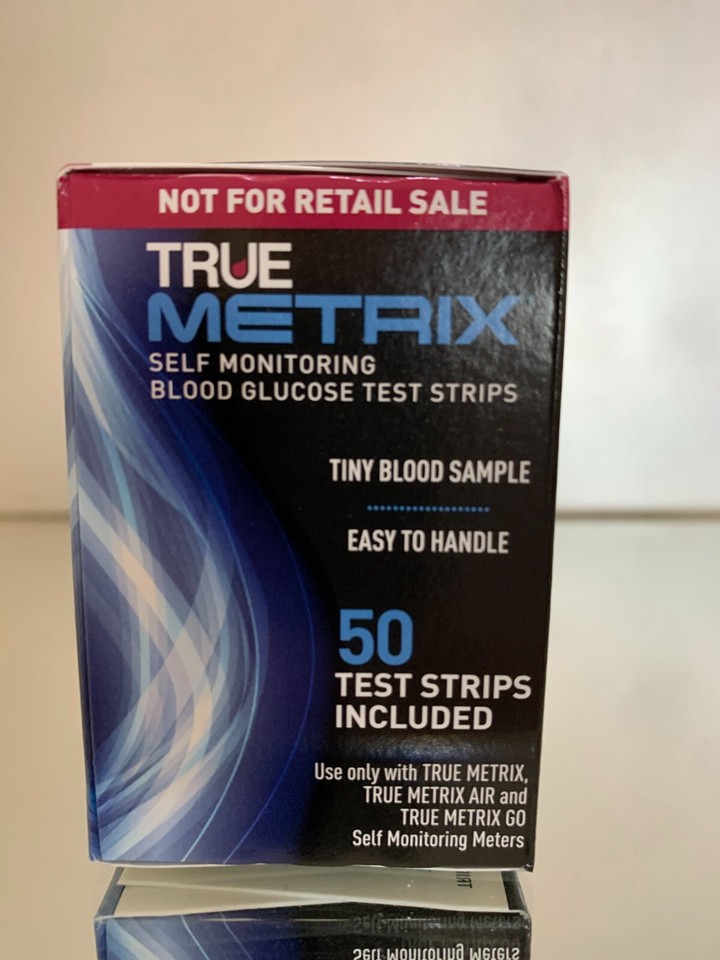 True Metrix Blood Glucose Test Strips 200 CT (4 BOXES) EXP 09/2026 ...