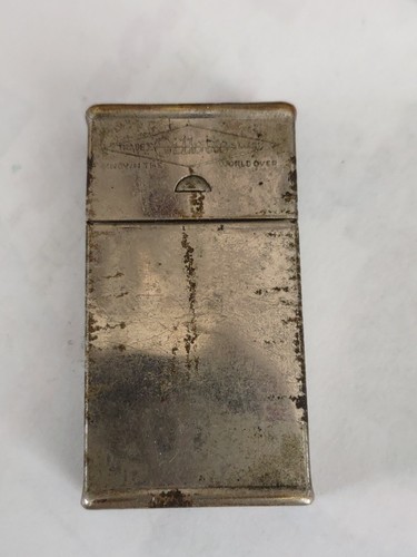 VINTAGE GILLETTE RAZOR BLADE TIN METAL HOLDER CASE BOX SAFETY | eBay