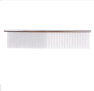 Doggy Beauty Tool Metal Grooming Rake Comb Silver Tone for Pet Cat Dog ...