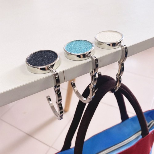 Metal Handbag Hanger Table Clasp Desk Hooks Portable Table Hanger | eBay
