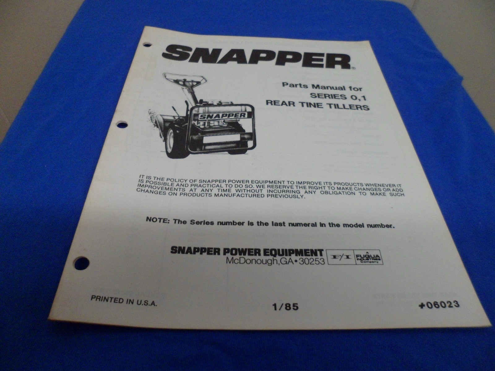 Snapper Parts