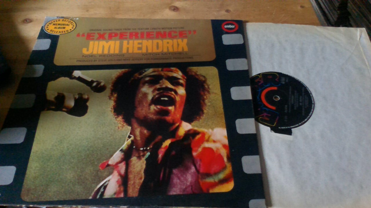 Jimi Hendrix "Experience" Movie Soundtrack / Ember Records Vinyl LP ...