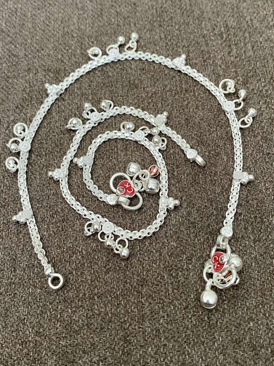 Beautiful Anklet in Silver for woman | eBay