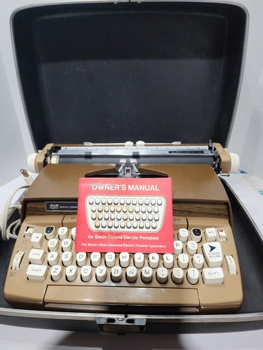 Smith Corona Coronet Automatic 12 Electric Typewritter w/ Case. Working ...