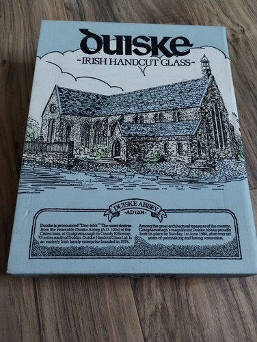 Duiske Isiah Handcut Glass, Aline Sherry/ Liqueur Harp & Shamrock Shot ...