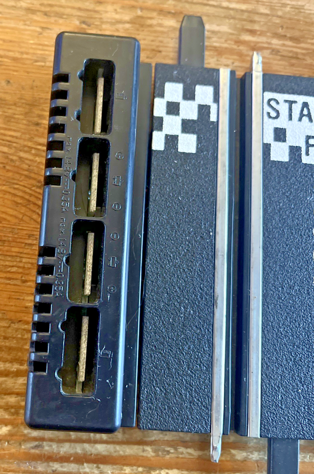 Carrera Go Start Finish Track Slot Car Replacement Part Piece A Power 4 ...