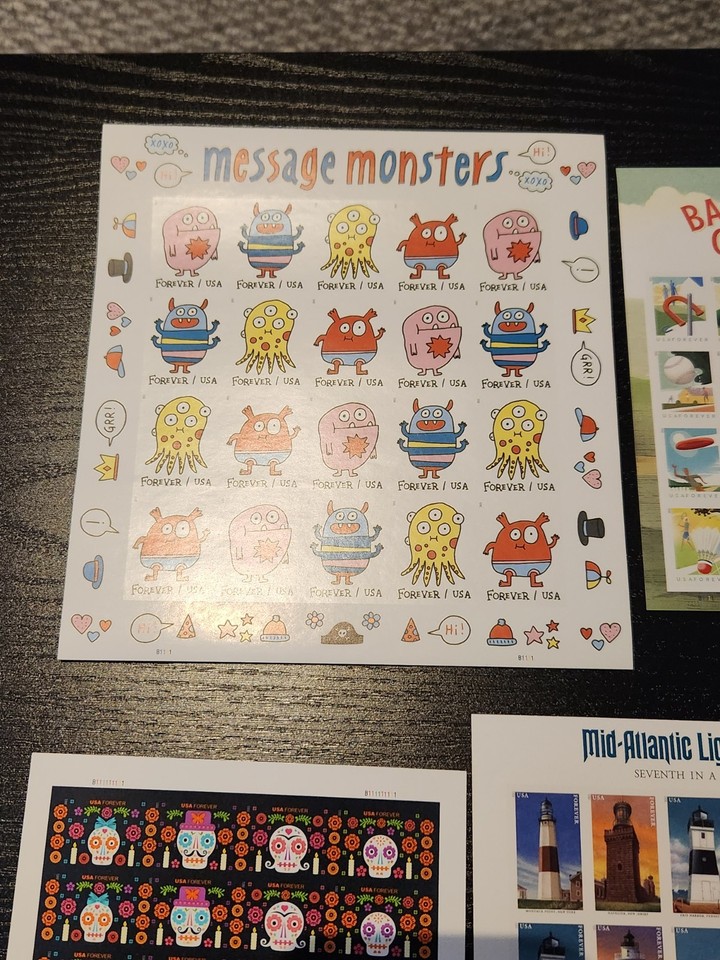 US LOT OF 8 IMPERF IMPERFORATE NO DIE CUTS NDC SHEET PANES ALL VF NH | eBay