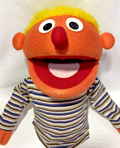 Vintage Puppet Productions Puppet 16" Desoto TX Orange Body Yellow Hair ...