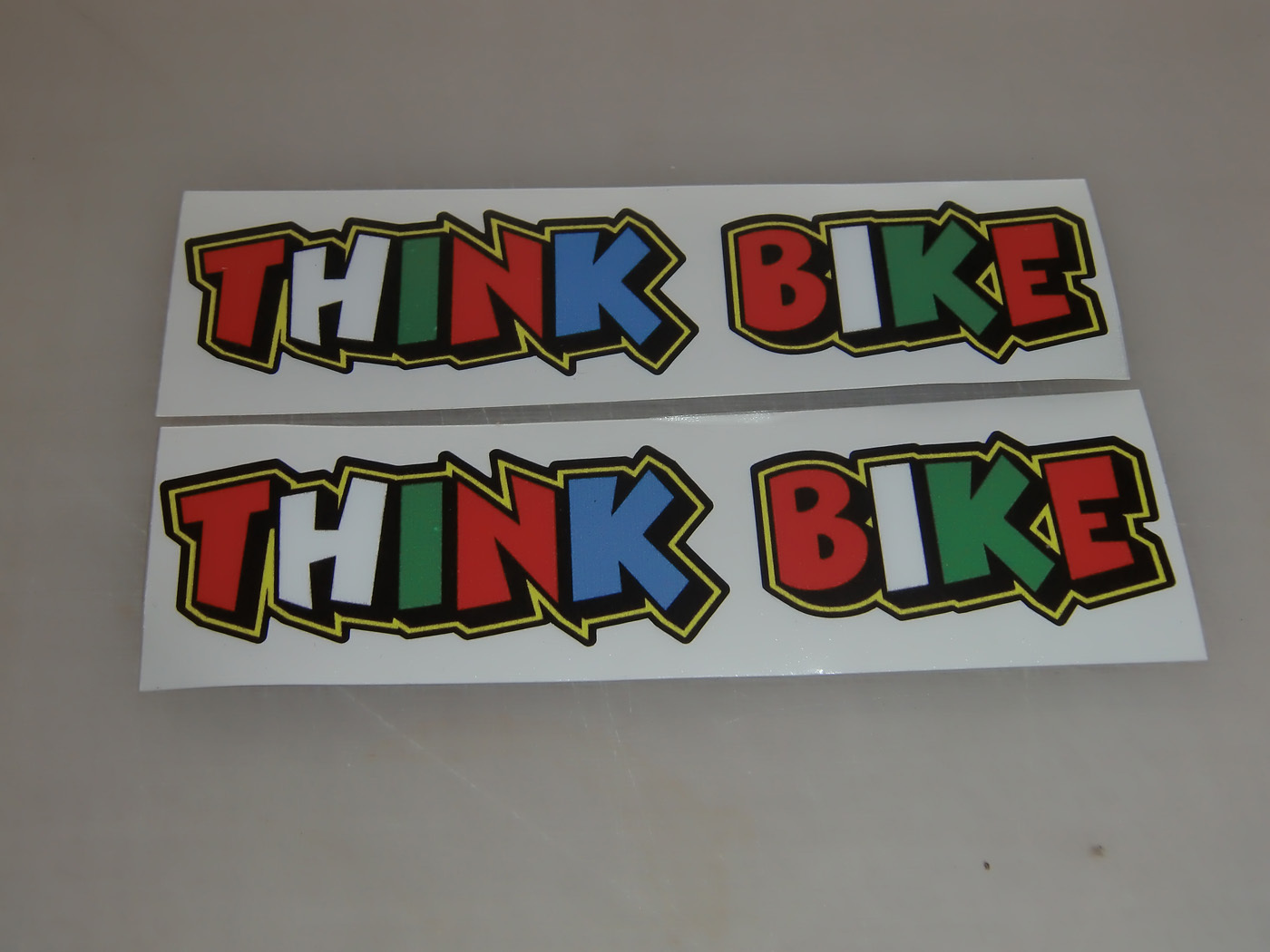 THINK BIKE Stickers x2 Rossi"The Doctor" Style - decals | eBay
