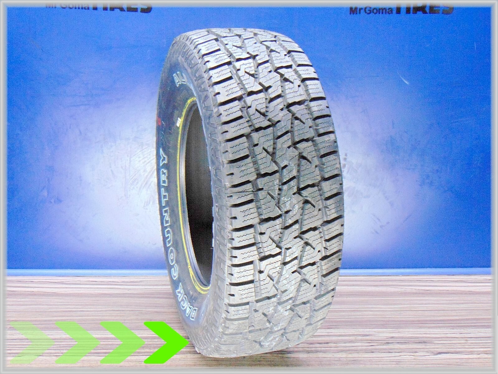 1 BRAND NEW 265/65/17 DEAN TIRES BACK COUNTRY SQ-4 ALL TERRAIN M+S TIRE ...