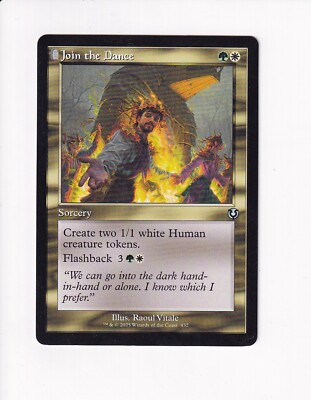 MAGIC THE GATHERING MTG INNISTRAD REMASTERED RETRO FRAME JOIN THE DANCE ...