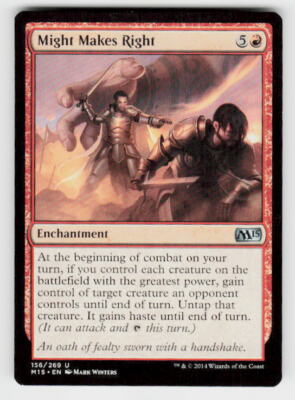 Magic 2015 (M15) #156 Might Makes Right | eBay