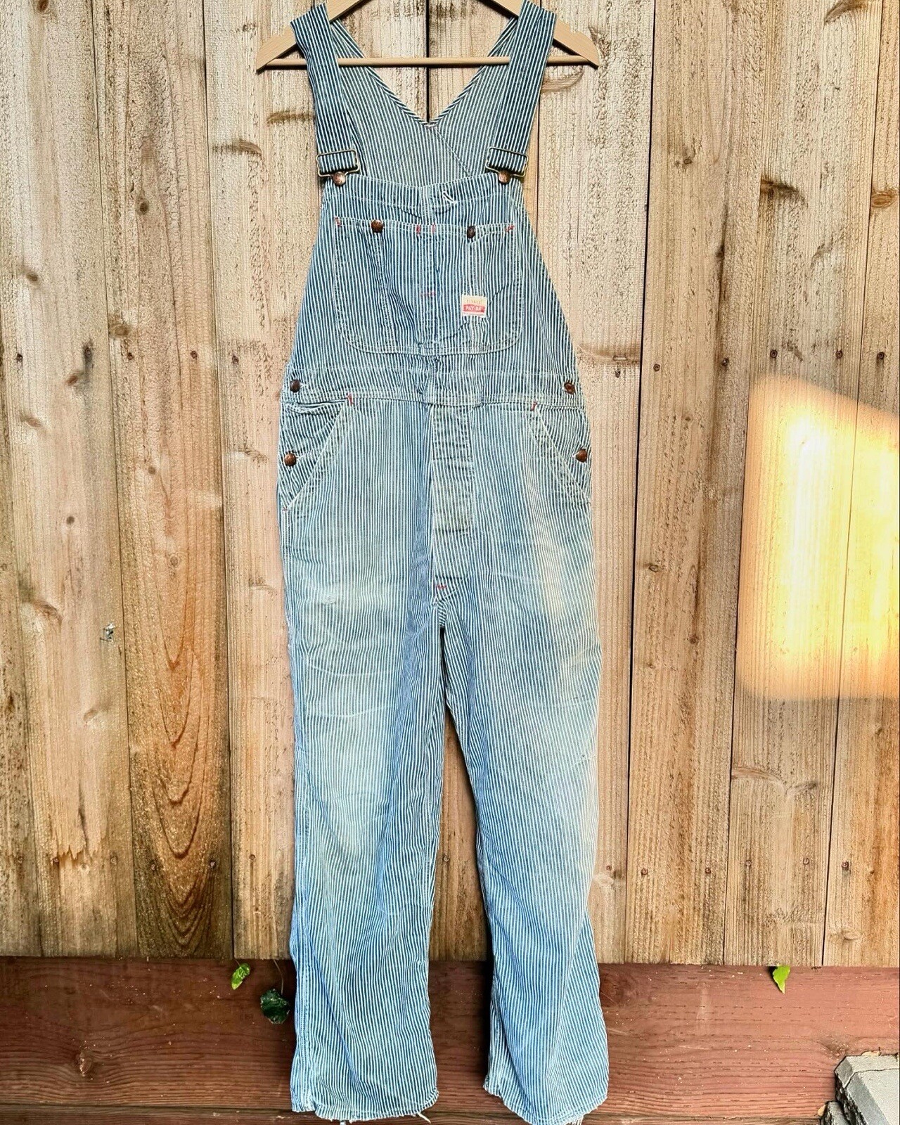 1950s Penney’s Pay Day Striped Overalls - Gem