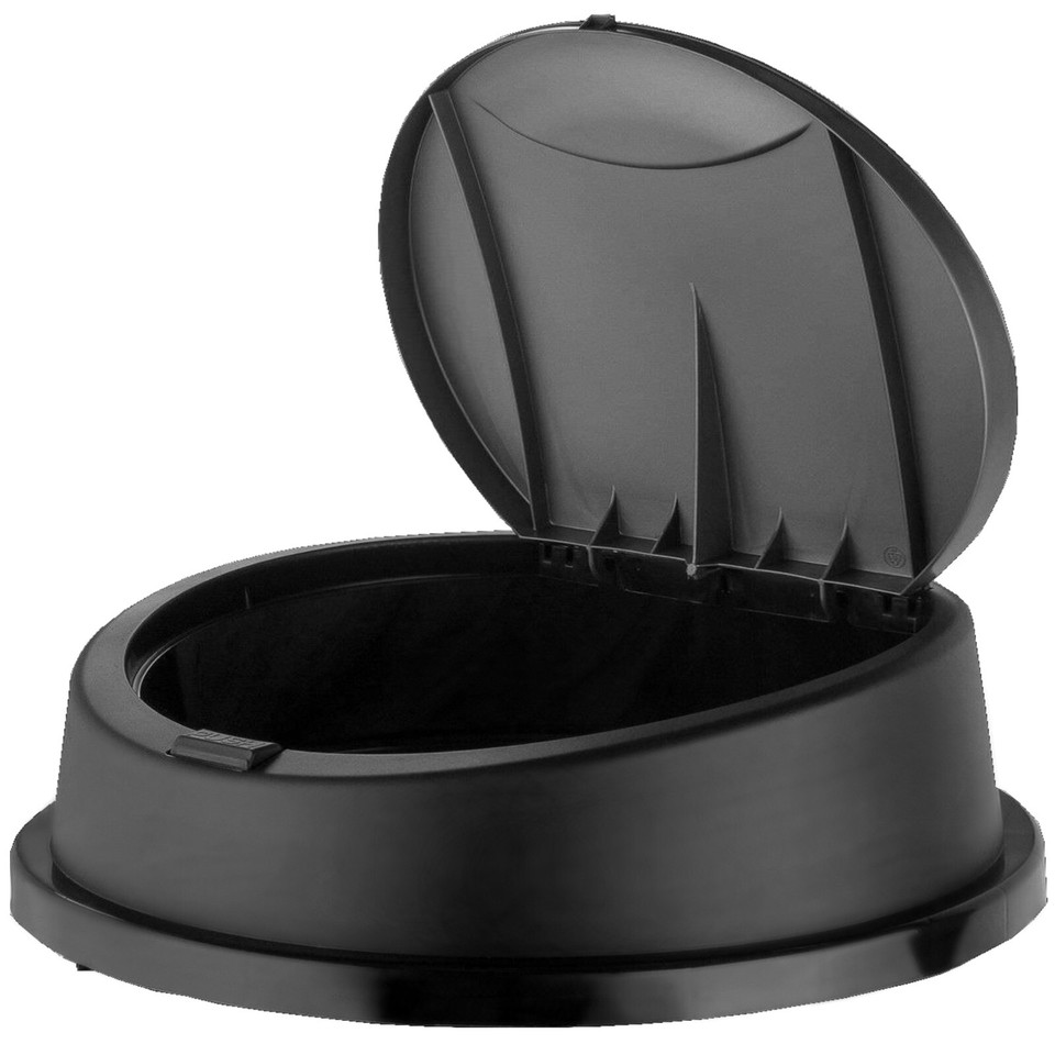 Kitchen Bin Lid Touch Top Bin SPARE NEW LID All Black Dust Bin for 45L ...