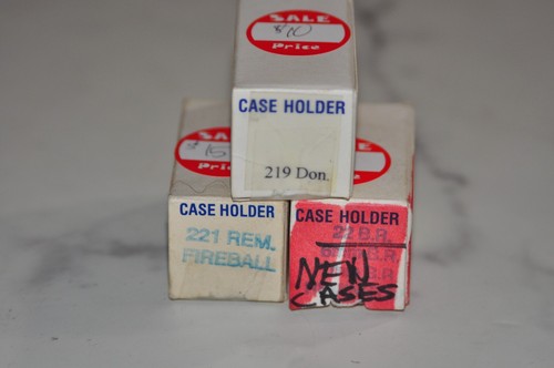 L. E. Wilson Trimmer Case Holder - Lot of 3 (219 Don, 221 Fireball, BR ...