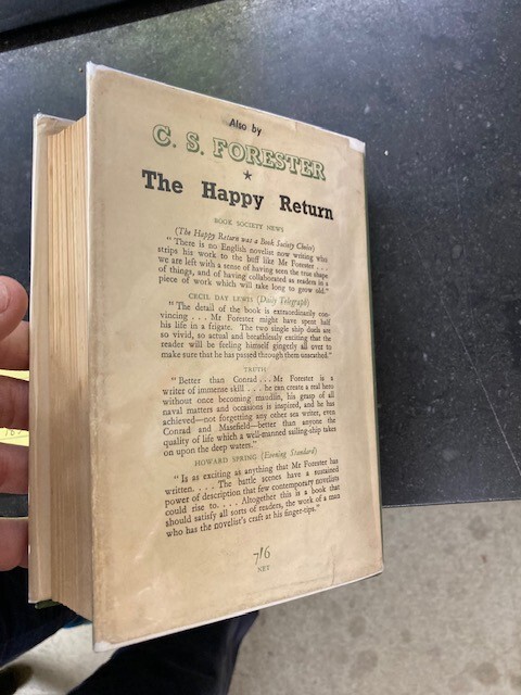 Navy Naval History Fiction Hornblower C S Forester Flying Colours DJ ...