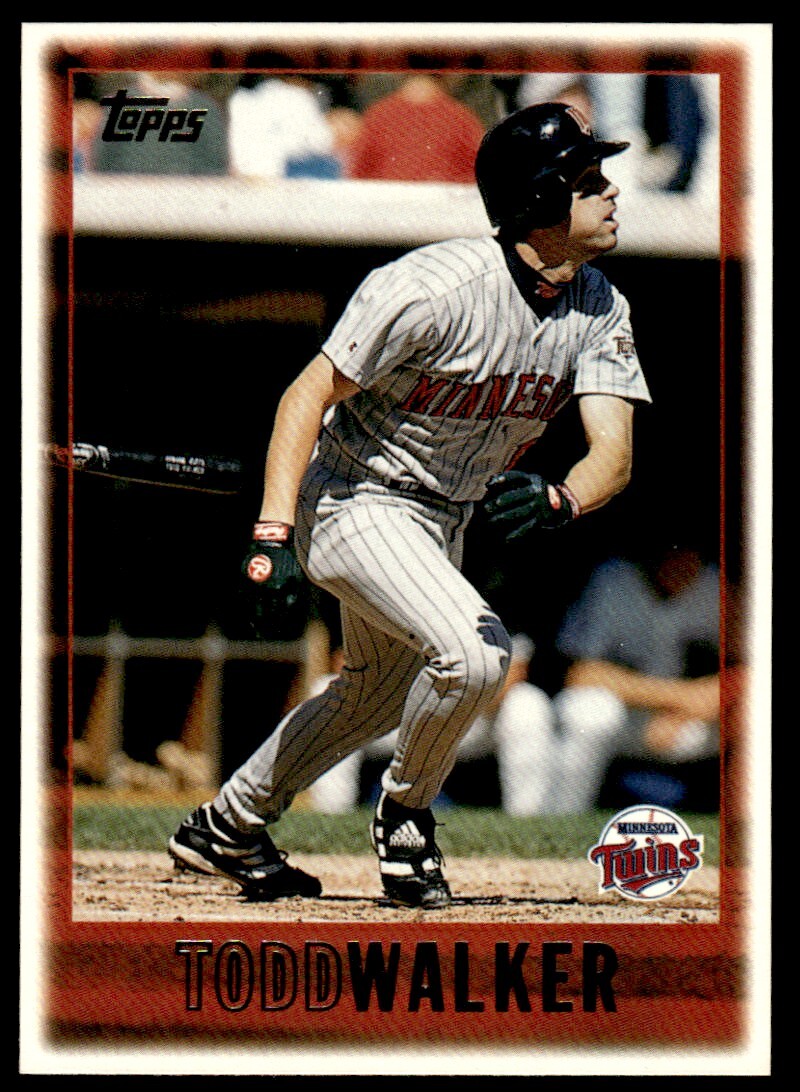 1997 Topps Baseball Card Todd Walker ujh Minnesota Twins #377 | eBay