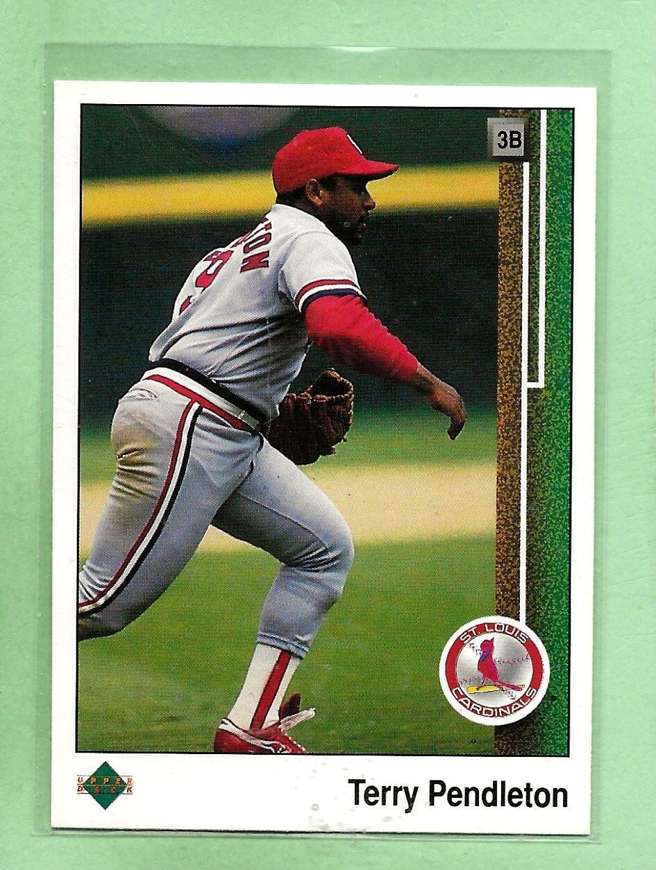TERRY PENDLETON - 1989 Upper Deck - #131 - Cardinals - Comb. Shipping ...