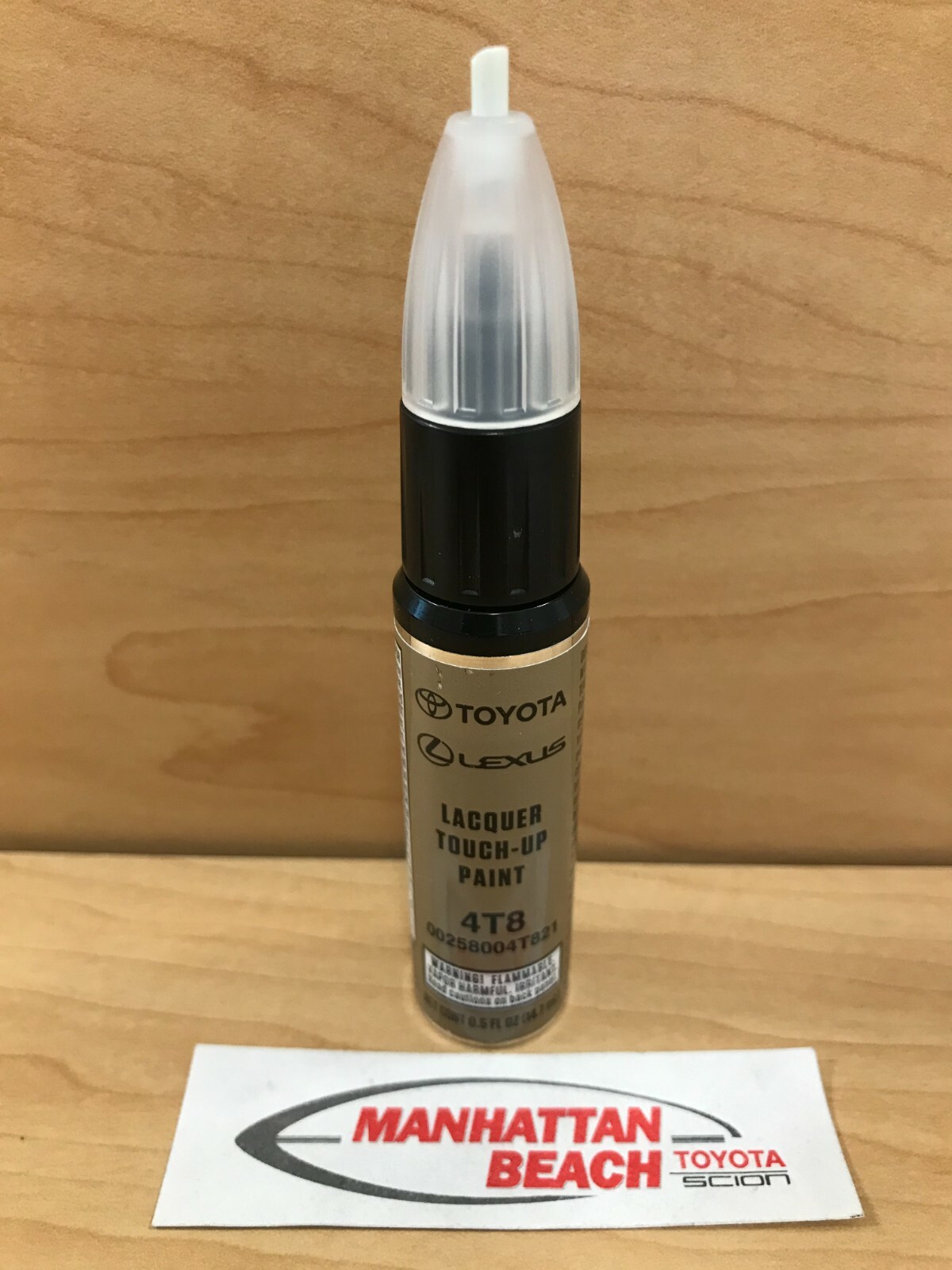 GENUINE TOYOTA SANDY BEACH TOUCH-UP PAINT CODE 4T8 OEM 00258-004T8-21 ...