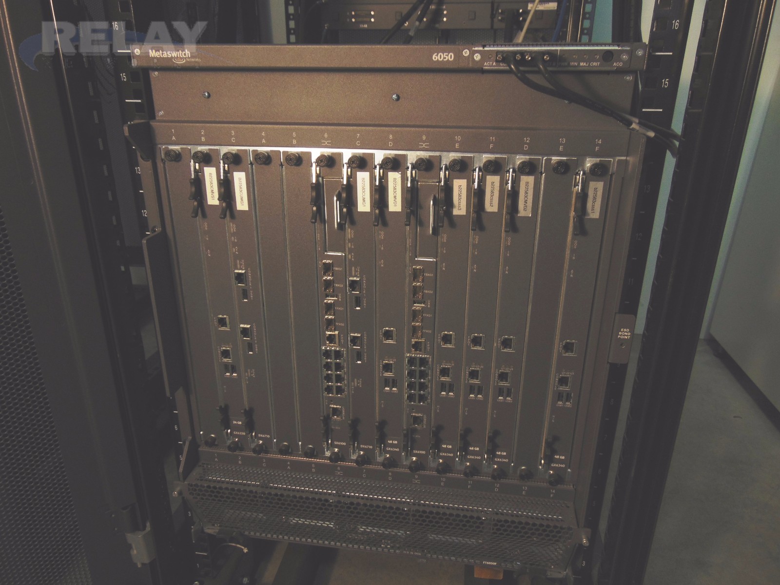 Metaswitch MG6050 / CH6050 Chassis with GX6340 Modules | eBay