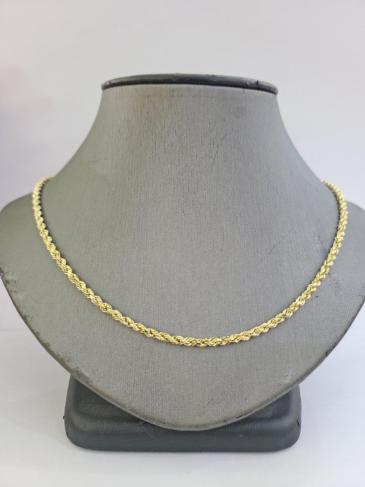 Real 14k Yellow Gold Chain 3mm 18 Inch Ladies Necklace On Sale Free ...